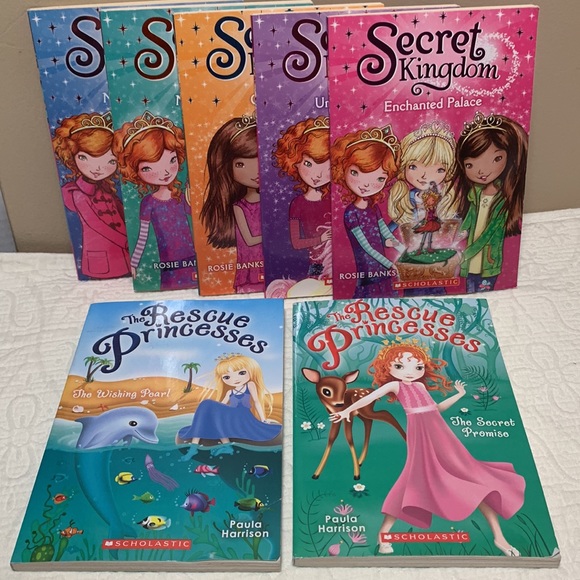 Scholastic | Other | Secret Kingdom Rescue Princesses Paperbacks For ...